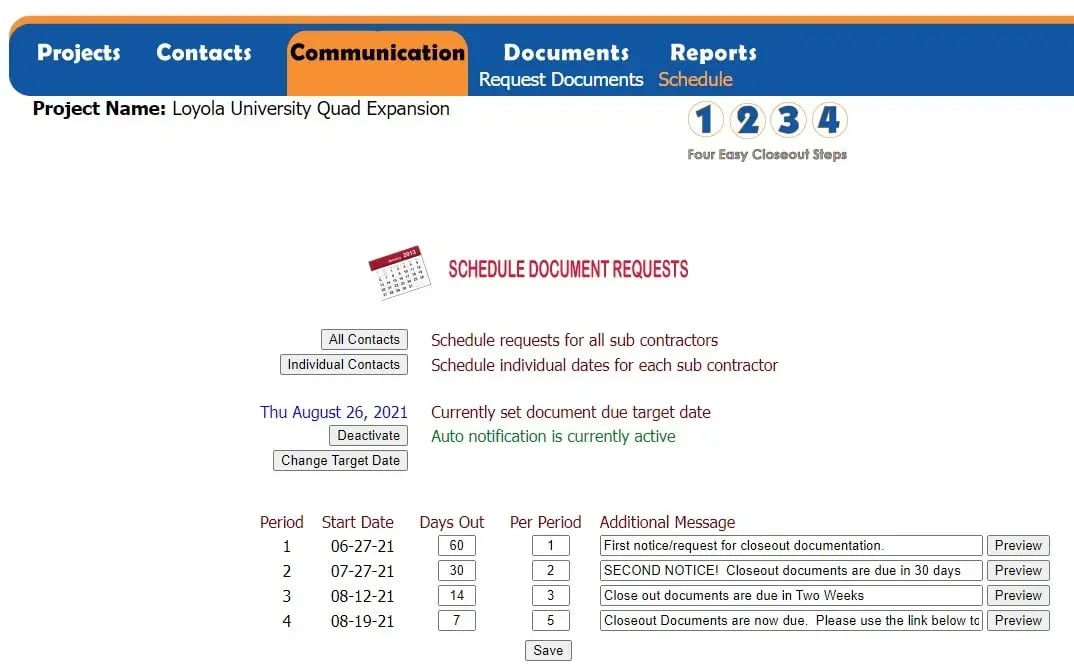Closeout Project Tools For General Contractors | Cushing