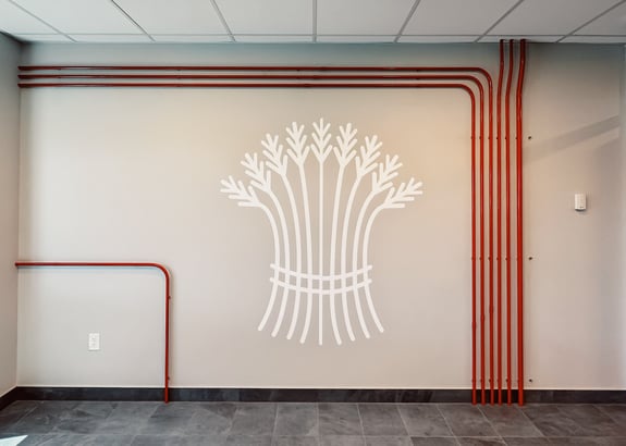 Vinyl Office Wall Graphics And Decals For Business | Cushing